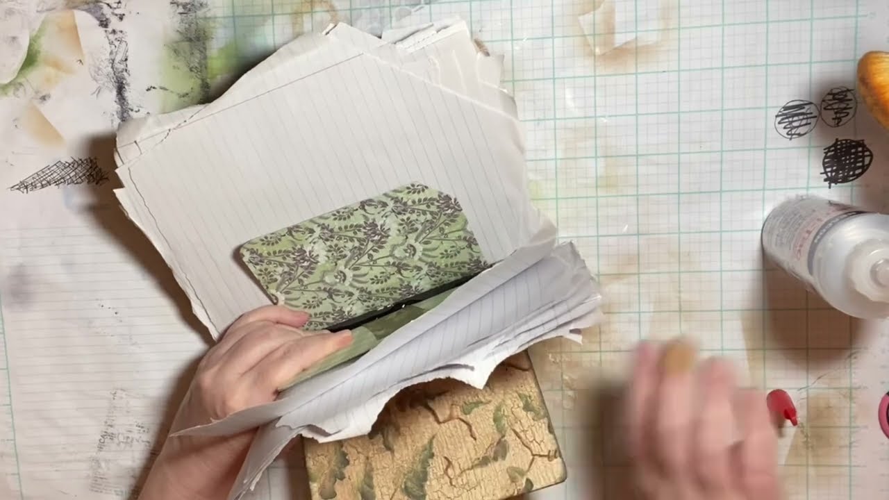 Sewing In Signatures - The Struggle Is Real! Making My Own Composition Notebook Part 2