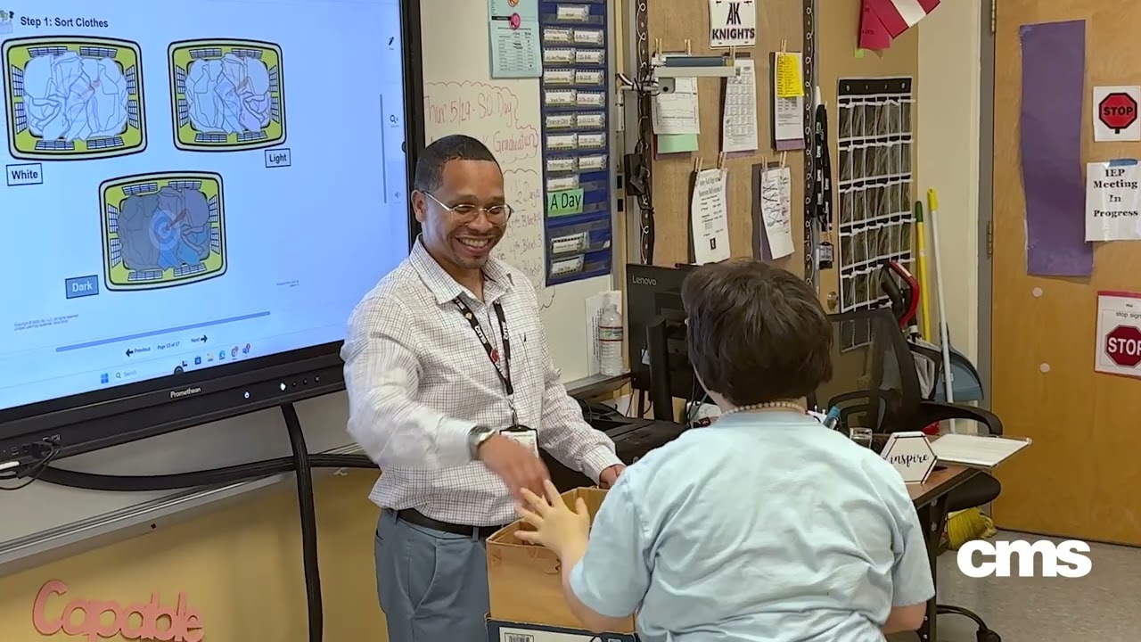 Celebrating Freddie Pinkney: CMS Teacher Assistant of the Year