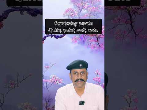 #confusion #words QUIET, QUITE.. #explanation #hindi #english #fyp #trending #ytshorts #vocab #up
