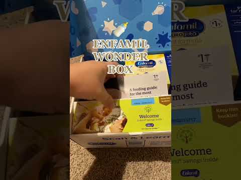 Unboxing an Enfamil Baby Formula Gift Box#babyformula #newparents #unboxing #babyproducts