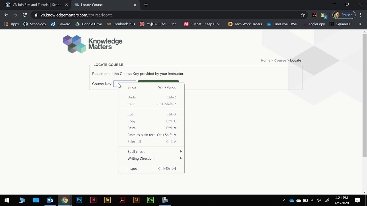 VB Login Instructions