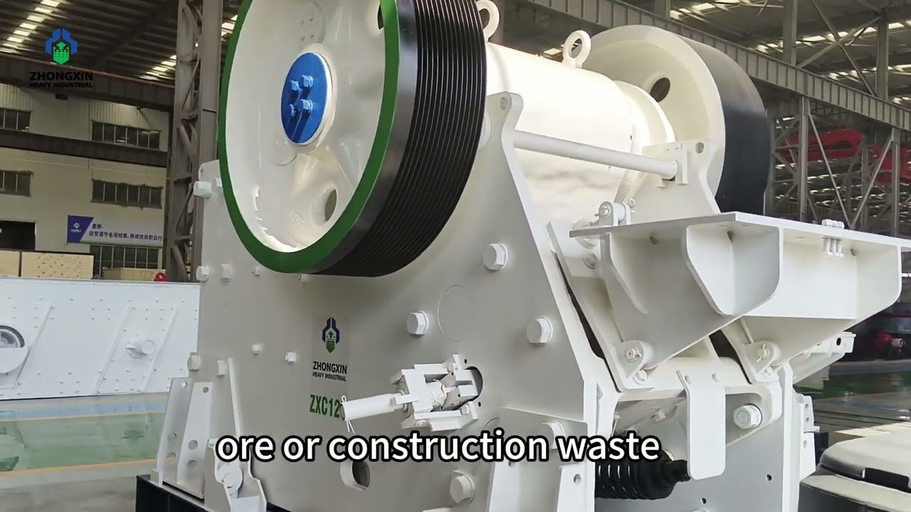 ZXC European Type Jaw Crusher workshop display，#stonecrusher #jawcrusher  #jawcrushersupplier