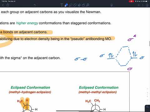 Newman Projections (5): Torsional Strain – Breaking Down Torsional Strain in Eclipsed Conformations