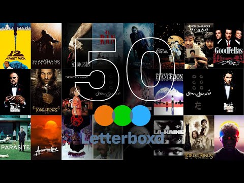 Top 50 Highest rated Films on LetterBoxD