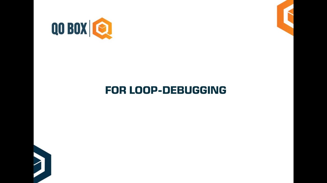 For Loop-Debugging | QO-BOX