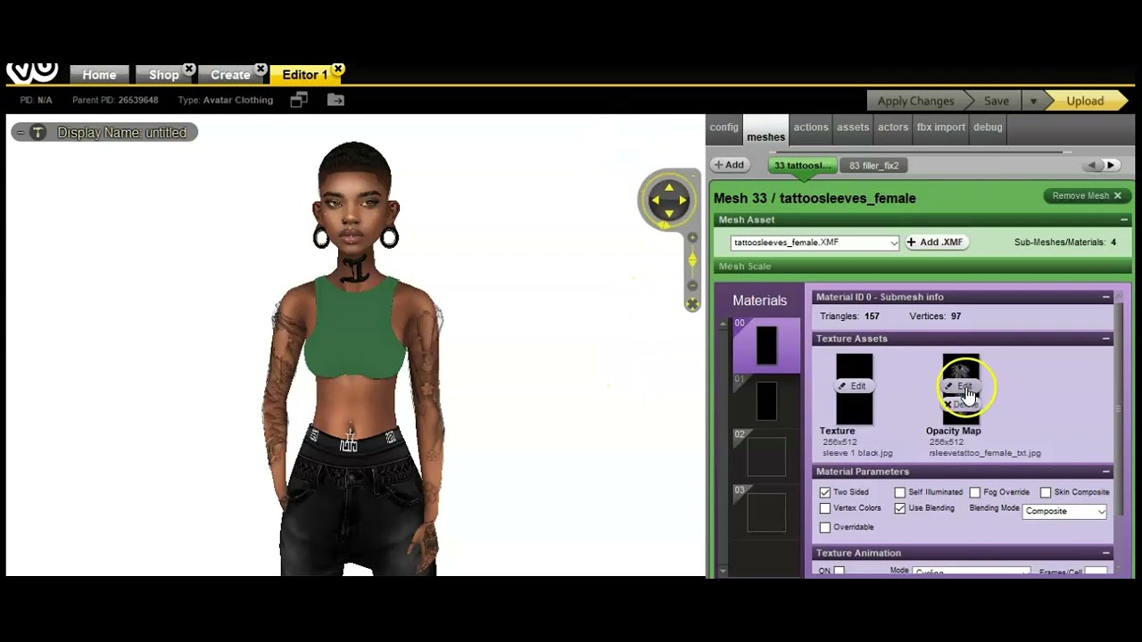 CREATING SLEEVE TATTOOS ON IMVU USING GIMP