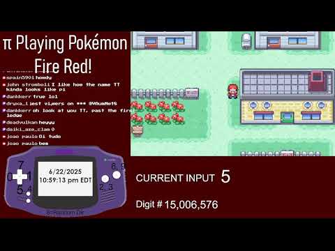 Pi Playing Pokemon Fire Red!