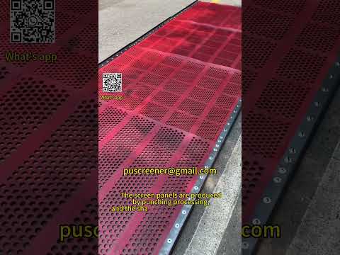 Mining screen punching hole on the rubber screen #punchingmachine #mining