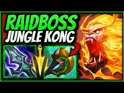 This Build Turns WUKONG into a RAIDBOSS JUNGLER! (CARRY FEEDERS) | -League of Legends Buffed Wukong