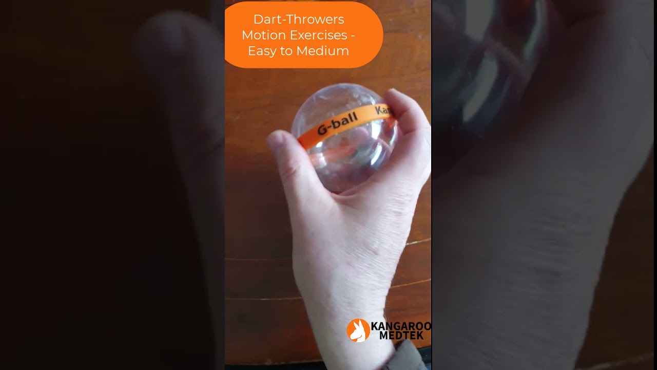 GX Ball Dart Throwers Motion Exercises Easy to Medium