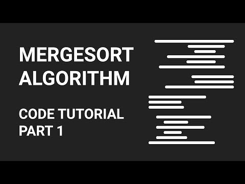Mergesort | Code Tutorial | Part 1