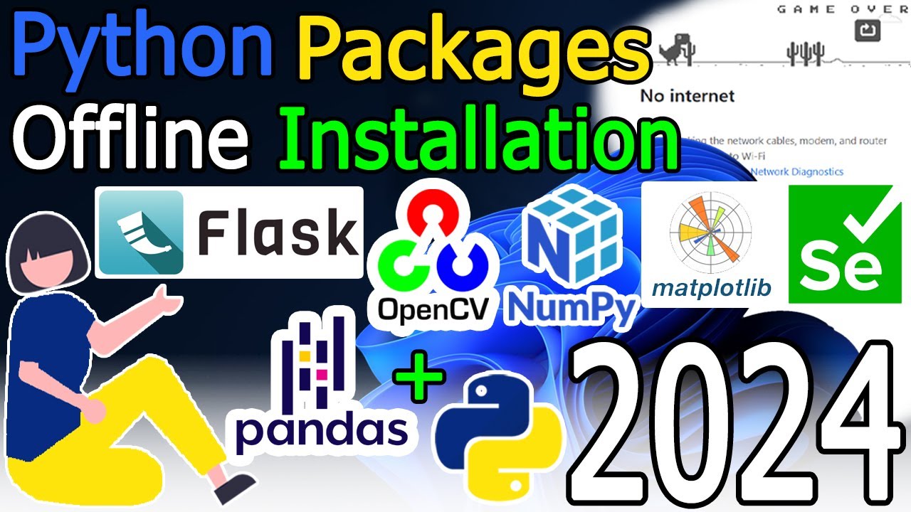 How to Install Python Packages Offline without Internet on Windows 10/11 [ 2024 ] Complete Guide