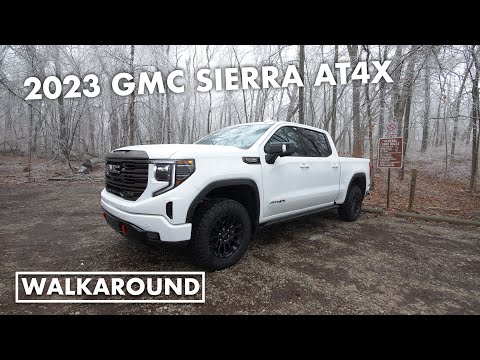 2023 GMC Sierra AT4X interior and exterior walkaround review | Autoblog Garage