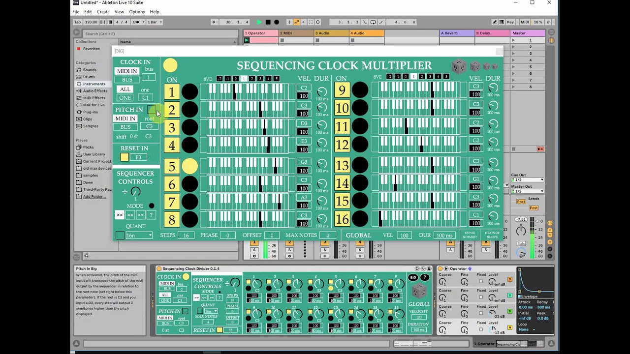 Sequencing Clock Divider Demo 1