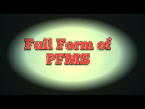 Full form of PFMS.