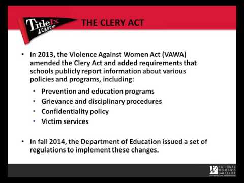 Webinar: Title IX and Sexual Assault
