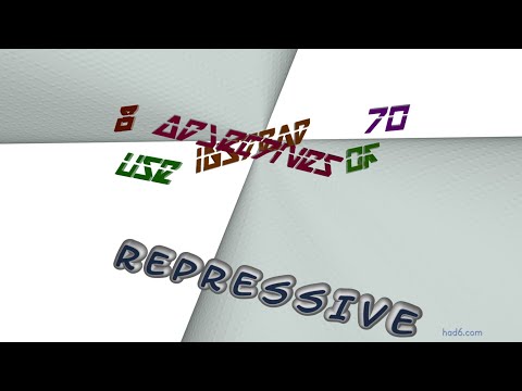 repressive - 8 adjectives which mean repressive (sentence examples)