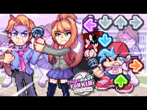 Senpai Meets Monika Full Week in Friday Night Funkin'