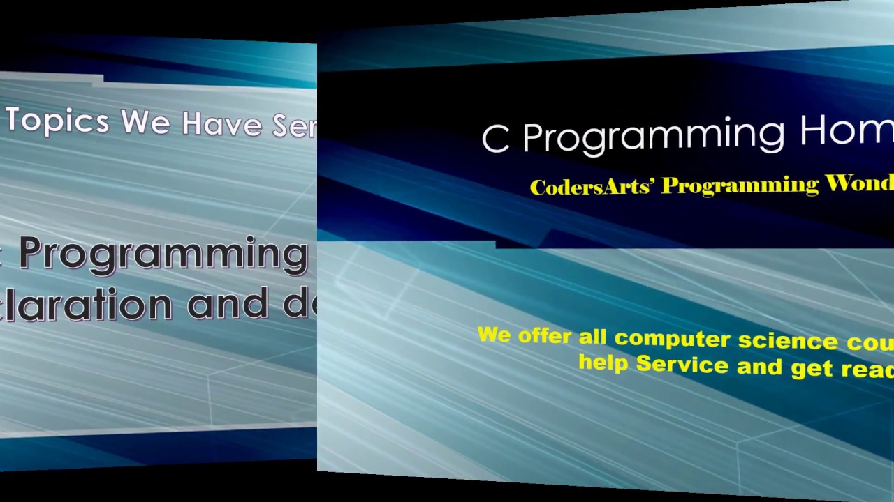 C Programming Homework Help,C Programming Assignment,Tutorial