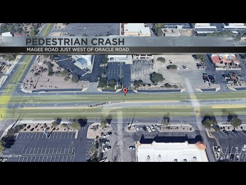 Pedestrian taken to hospital following crash