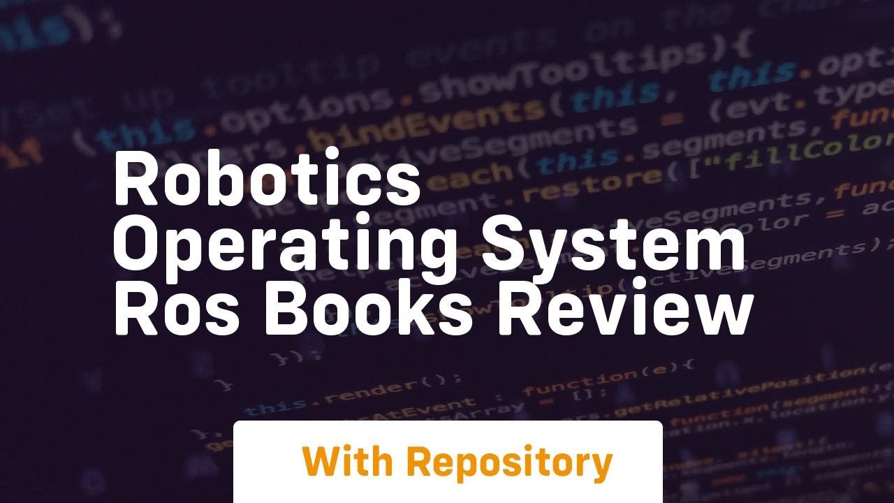 Robotics operating system ros books review