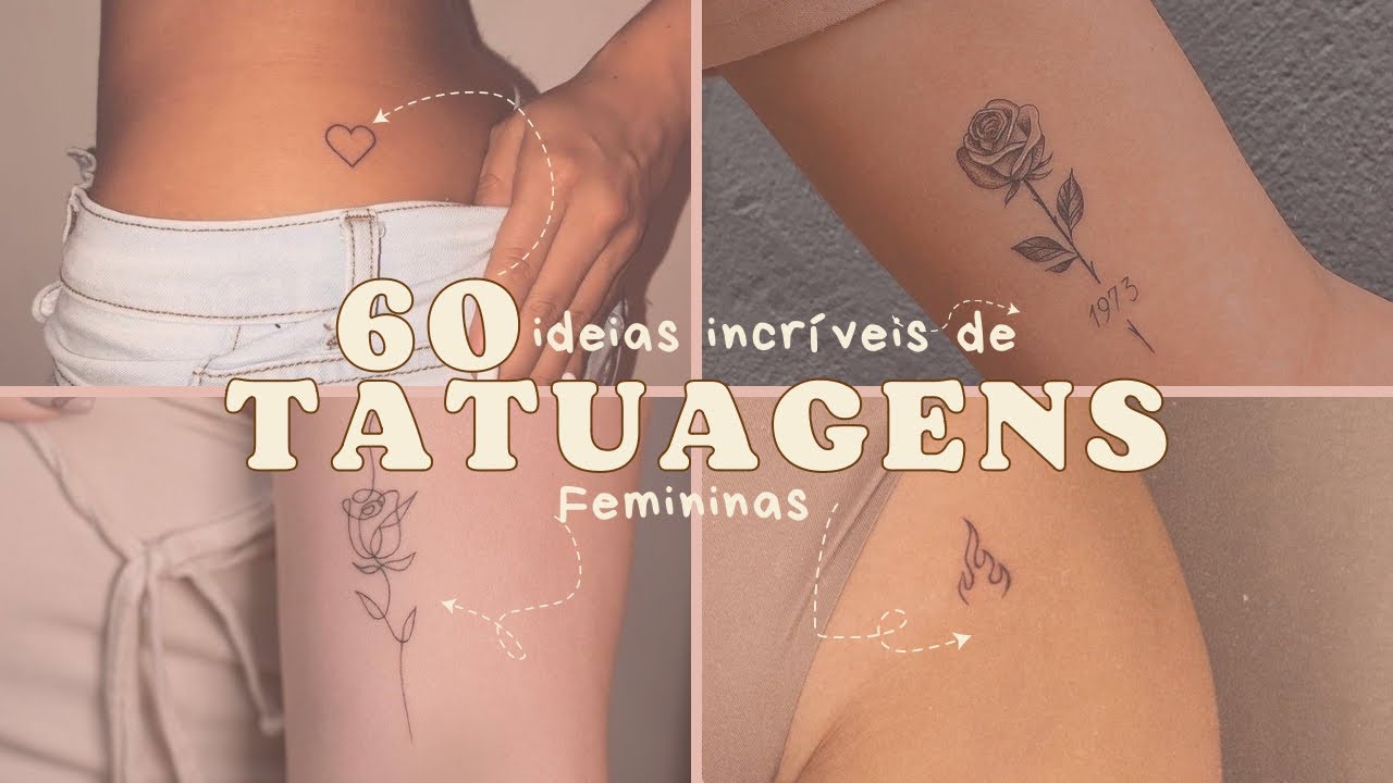 60 ideias incríveis de Tatuagens femininas delicadas