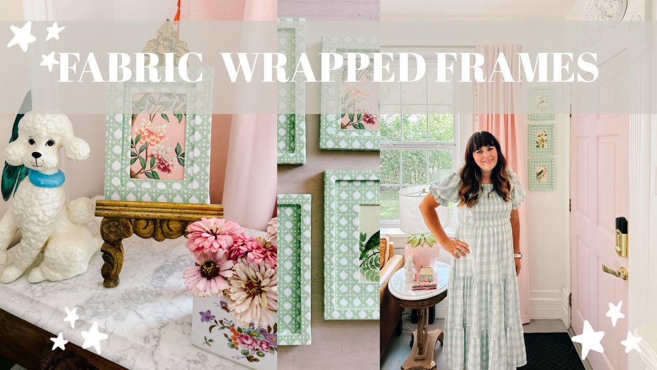 Fabric Wrapped Frames | The CUTEST 🖼