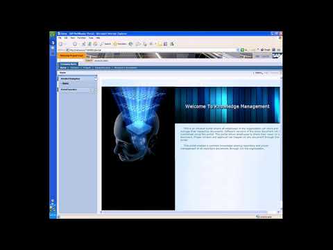 SAP NetWeaver Knowledge Management (KM) - Process flow