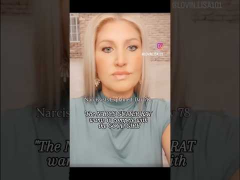 Narcissists Explained: Day 78 "The NARC'S GUTTER RAT wants to COMPETE with the Good Girl."