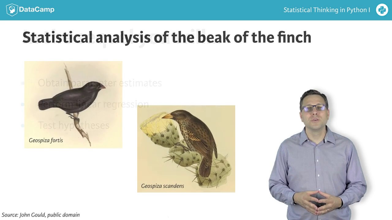 Python tutorial: Statistical Thinking in Python (Part 1)