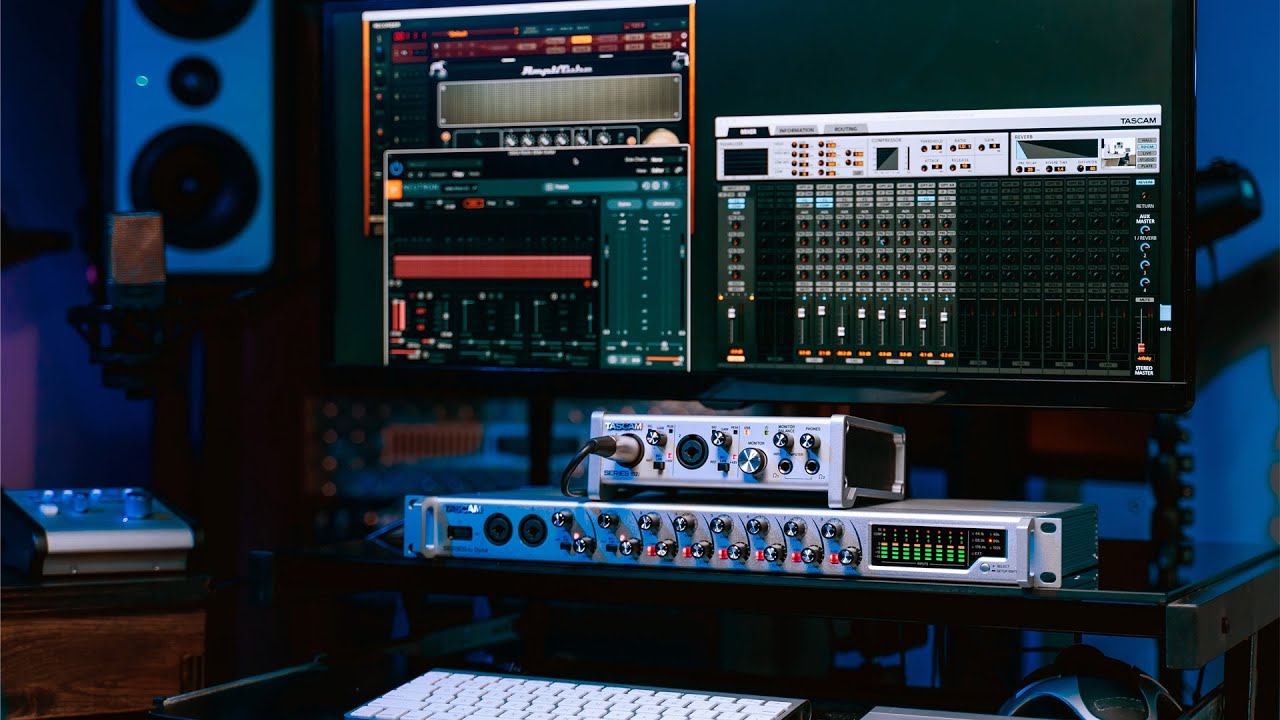 Tascam Series 8p Dyna הרחבת 8 כניסות לכרטיס קול | KZPRO מערכות הגברה ...