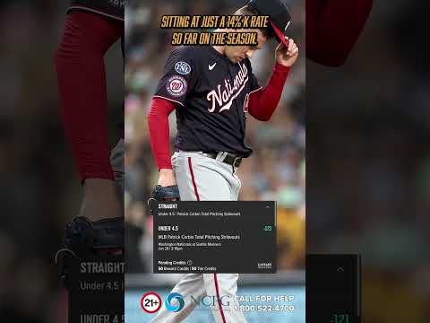 We want BOTH SIDES of This Pitcher's Props!