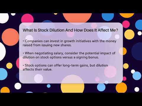 What Is Stock Dilution And How Does It Affect Me? - Job Success Network