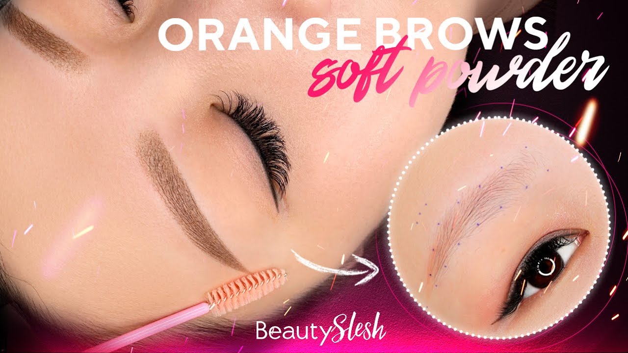 How to create PIXELATED LOOK - soft powder brows