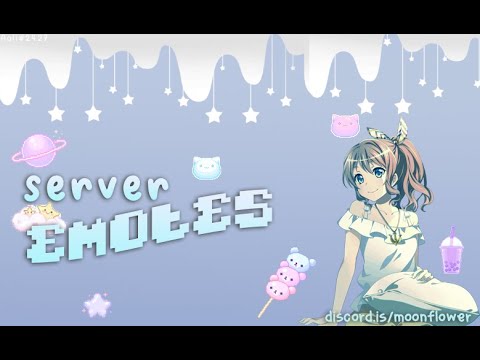 8 Server Emotes (cute + aesthetic) | Discord