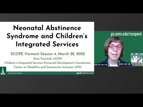 Neonatal Abstinence Syndrome (NAS) and Children's Integrated Services (Project SCOPE VT Training 4)