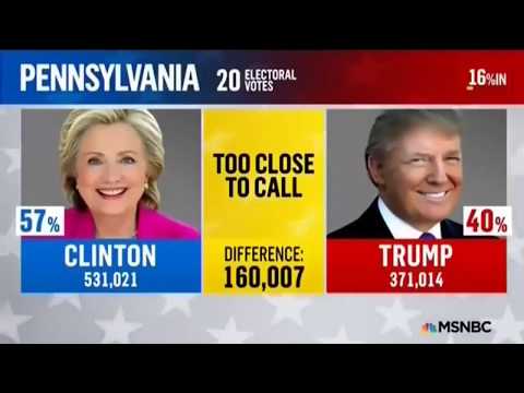 Election Night Coverage: MSNBC - 2016 - Part Two