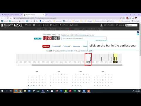 wayback machine (how to)