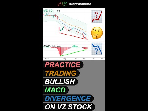 Learn to trade bullish MACD divergence on VZ stock #macd #divergence #trading