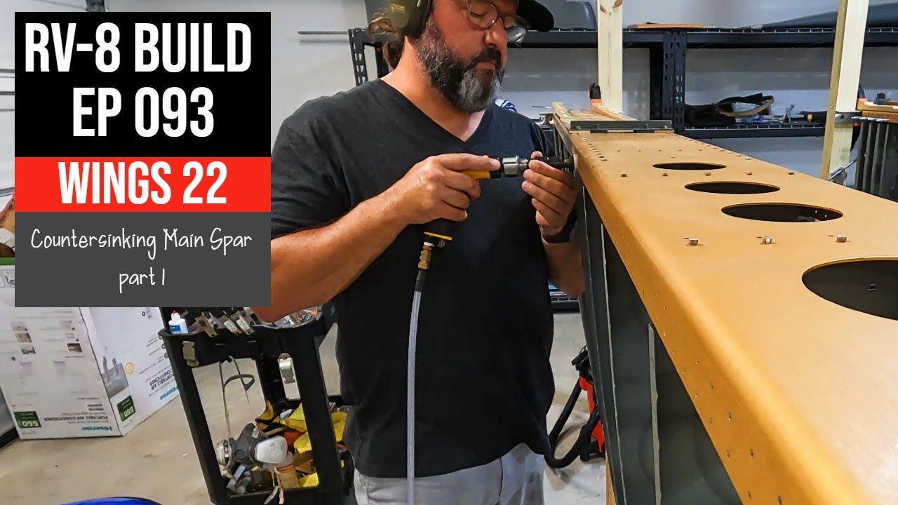 Aviation: Vans RV Aircraft - Van's RV-8 Build. Ep 093. Wings 22. Main ...