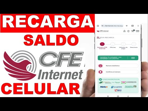 Recarga "SALDO CFE" a tu teléfono Celular l FACIL Y RAPIDO en menos de 3 MIN