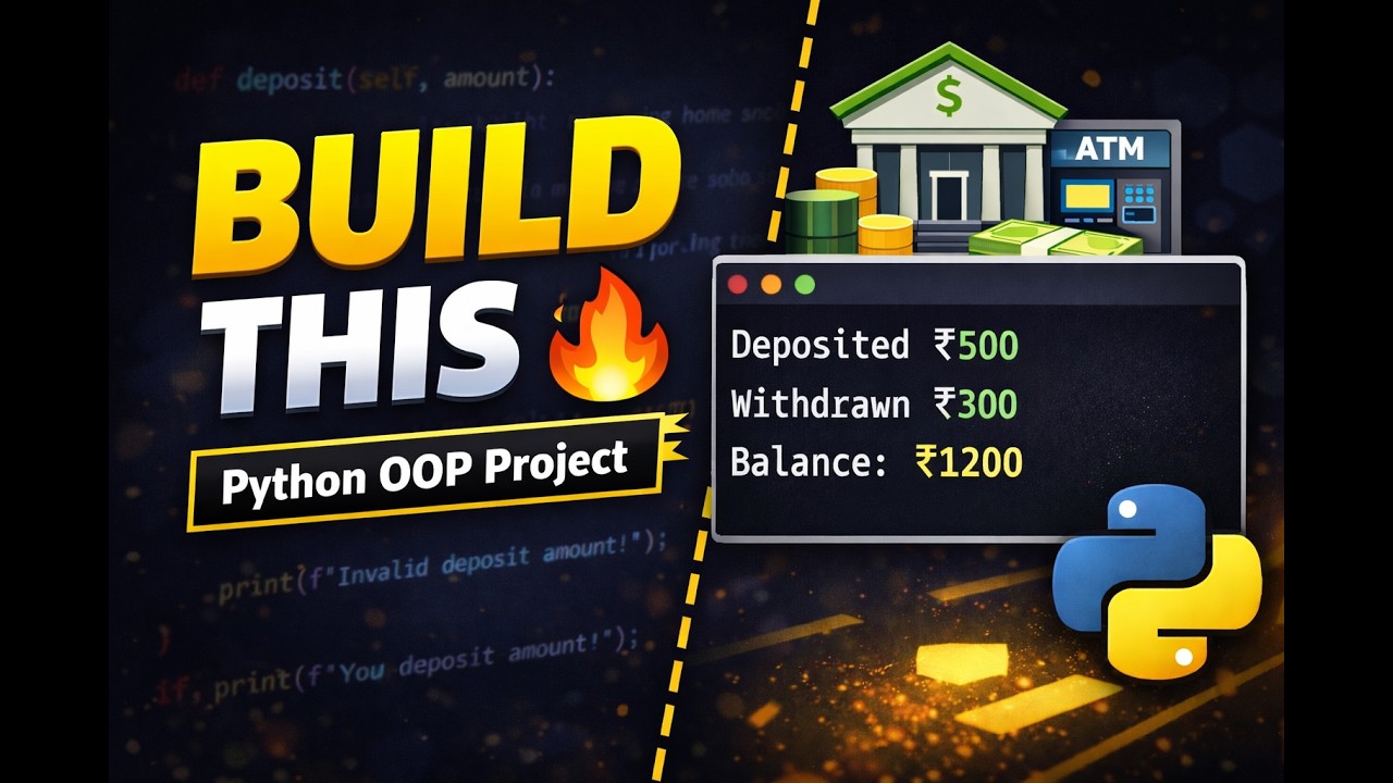 Build a Bank Management System Using OOP in Python 🔥 (Mini Project – 2026)