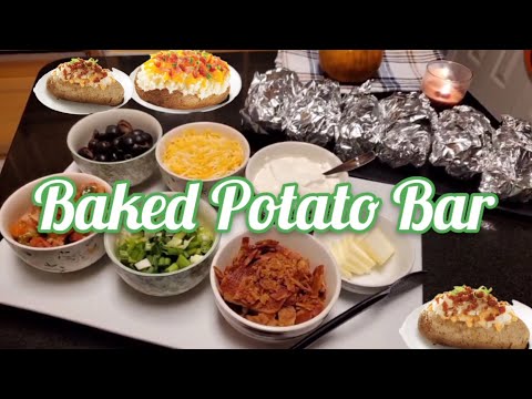 Loaded Baked Potato Bar! All Your Favorite Toppings!