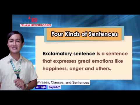 Phrases, Clauses and Sentences