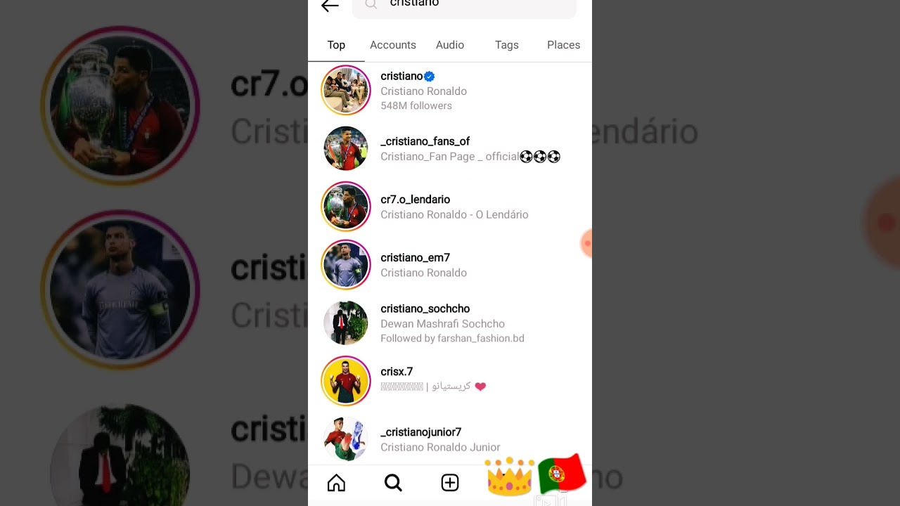 Cristiano Ronaldo Instagram account 🔥🔥👑😈 #shorts #instagram #account #cristiano #fifaworldcup2022