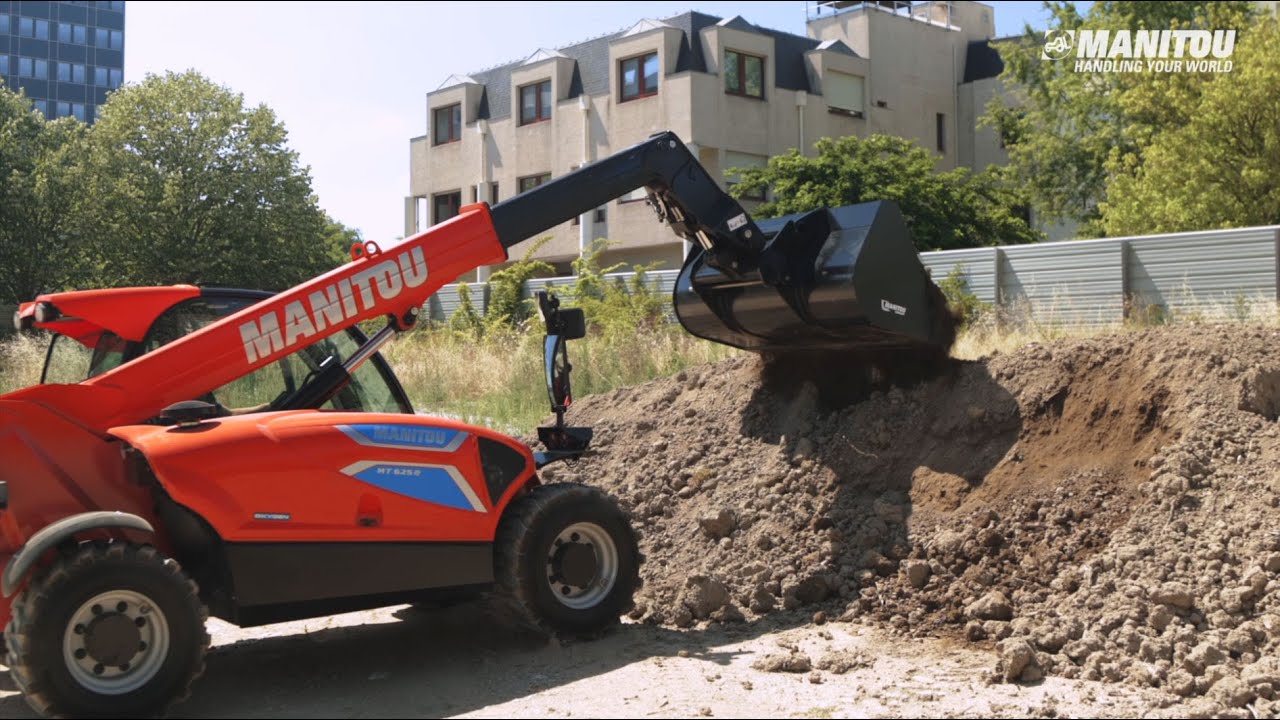 Manitou MT 625e Electric Compact Construction Telehandler