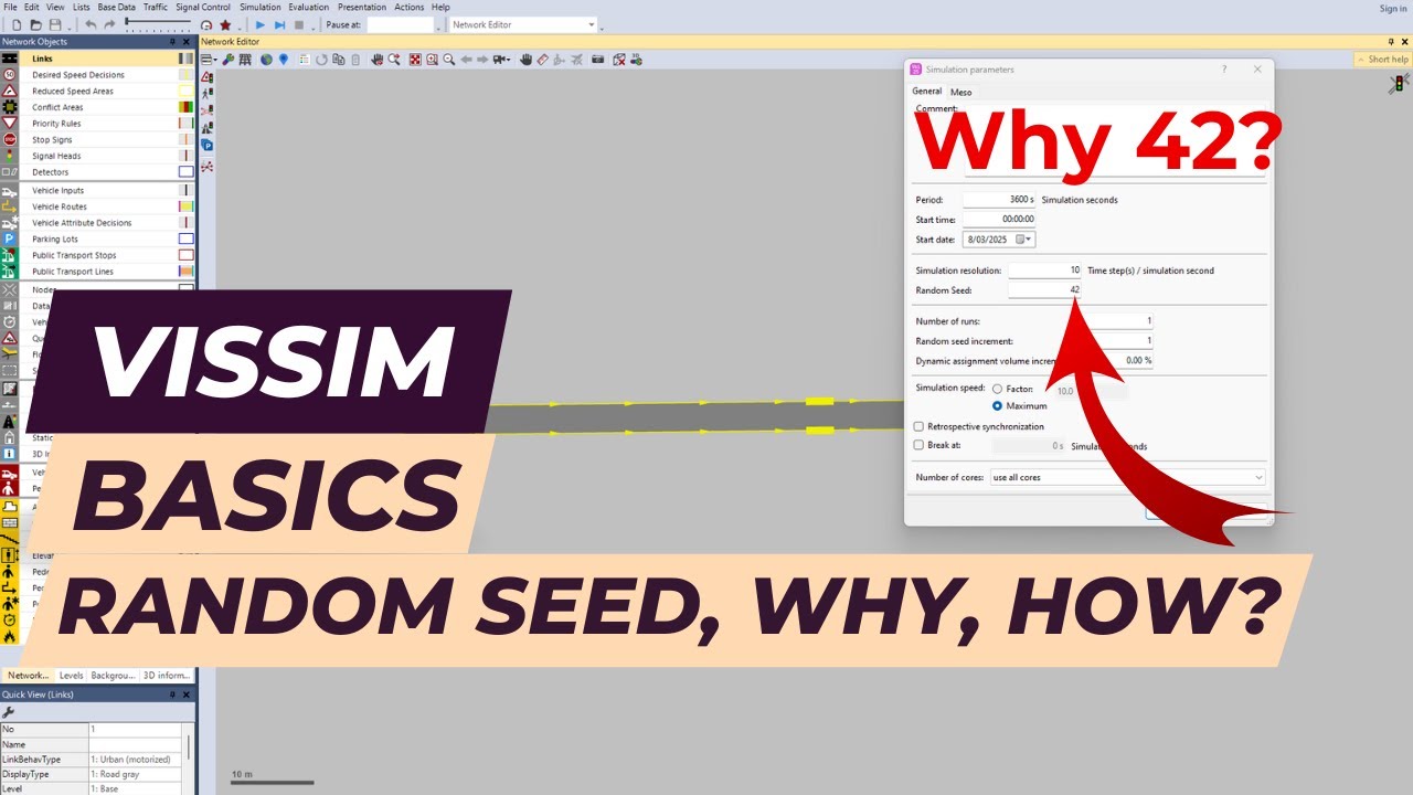 Vissim Tutorial - Random seed