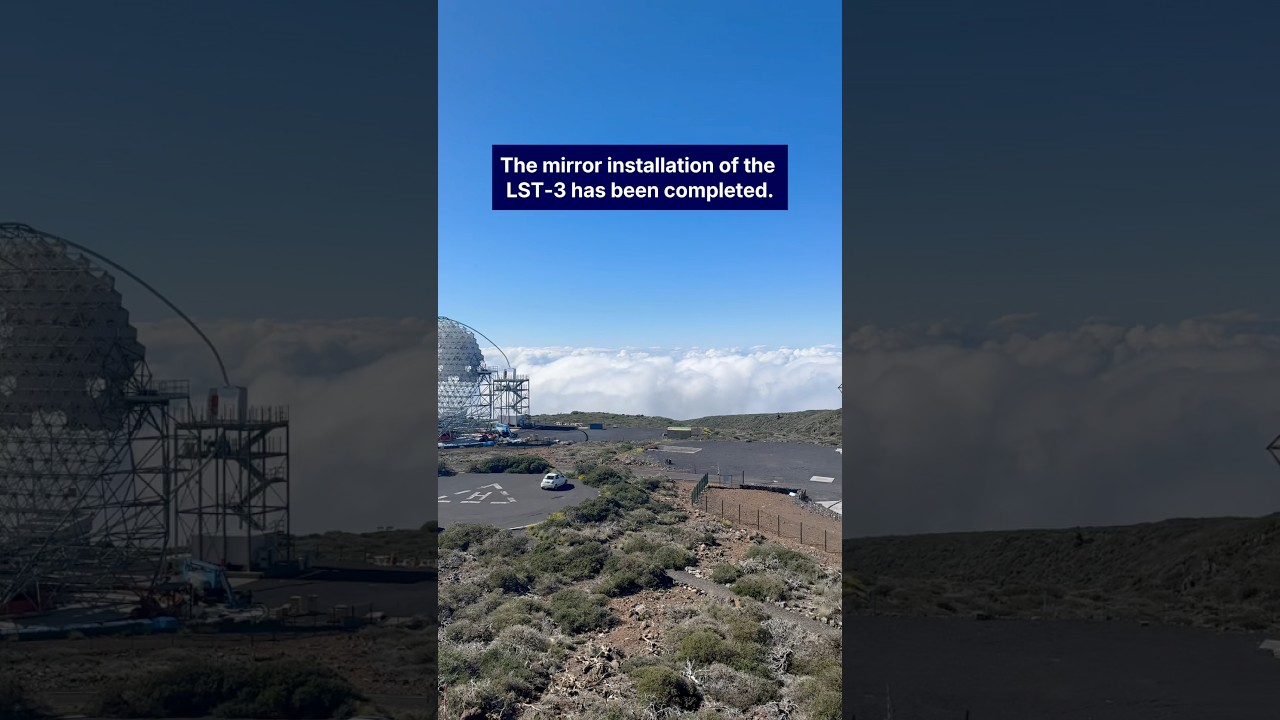 15 May, the CTAO LST Collaboration completed the mirror installation for LST-3. #CTAO #Observatory