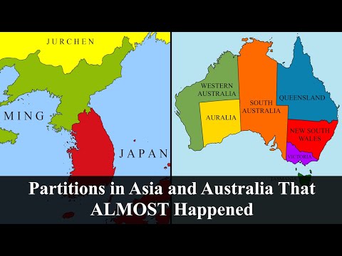 Partitions of Asia and Australia That Almost Happened