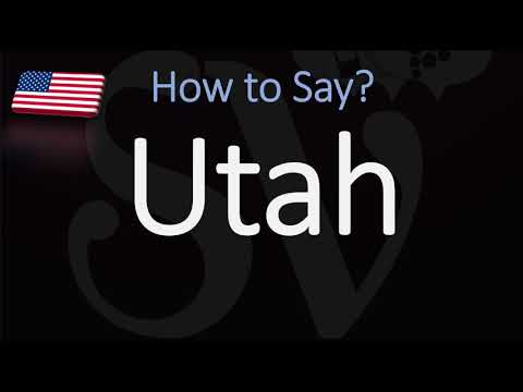How to Pronounce Utah? (CORRECTLY)